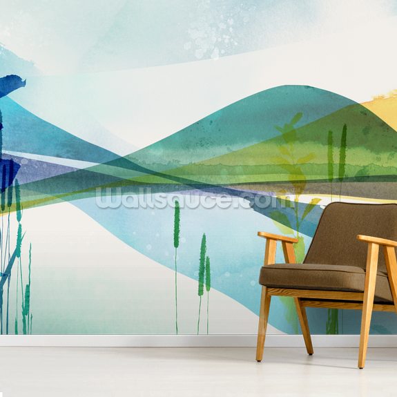 Wellenförmige Tapete | Wallsauce DE