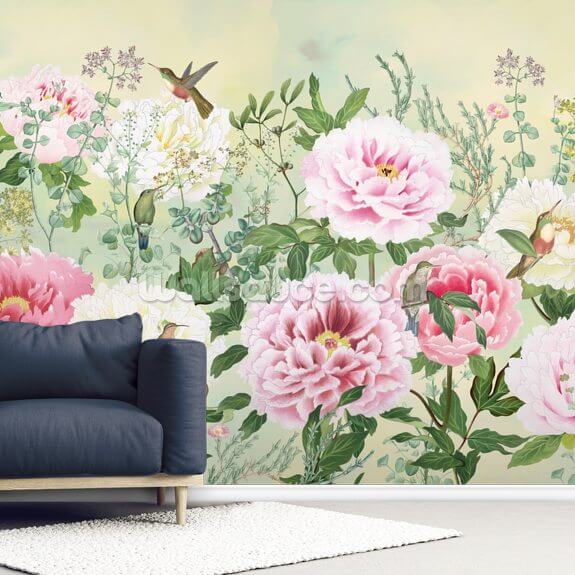Sweet Peonies Wallpaper | Wallsauce EU