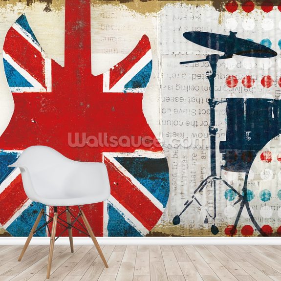 Decorazione murale con invasione britannica II | Wallsauce IT
