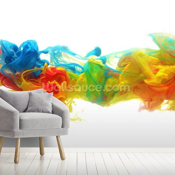 Colourful Ink in Water Wallpaper | Wallsauce US