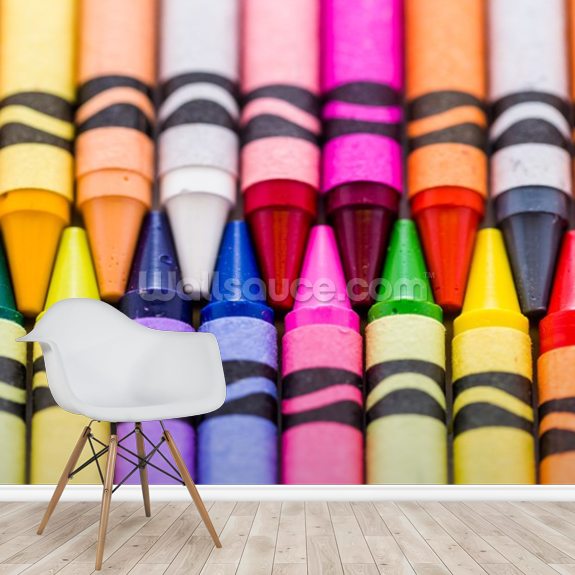 Crayons Wall Mural | Wallsauce NZ