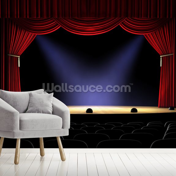 Lit Stage Wallpaper | Wallsauce UK