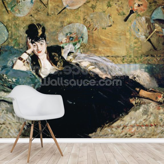 Manet - Lady with Fans Wallpaper Mural | Wallsauce US
